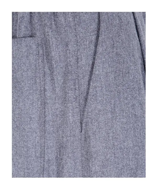 Soeur Drawstring Wool Casual Trousers