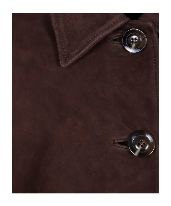 Soeur Single-breasted Long-sleeve Leather Jacket