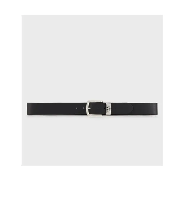 Emporio Armani Logo Buckle Belt