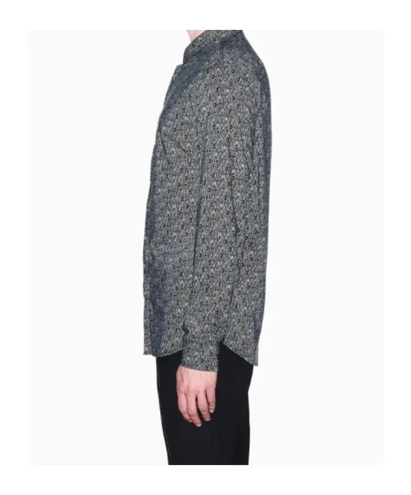 Armani Exchange Slim Fit Shirt In Stretch Cotton Poplin