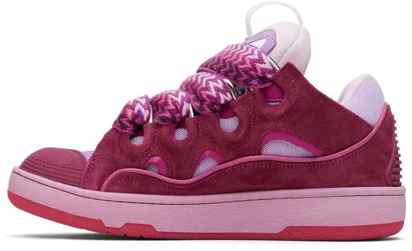 LANVIN Curb Leather Sneakers