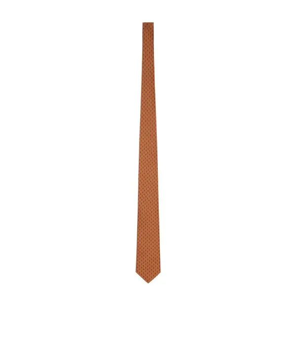 LARDINI Patterned Silk Tie
