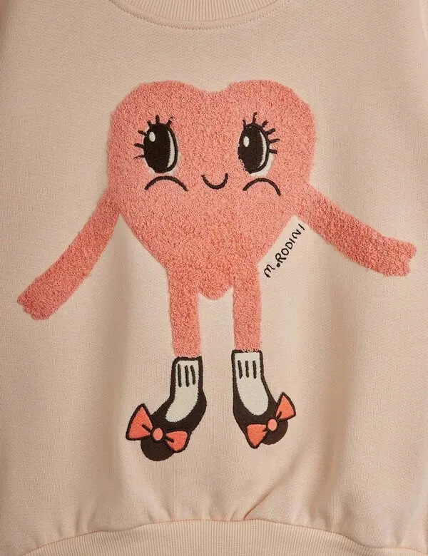 MINI RODINI Heart-detail Sweatshirt