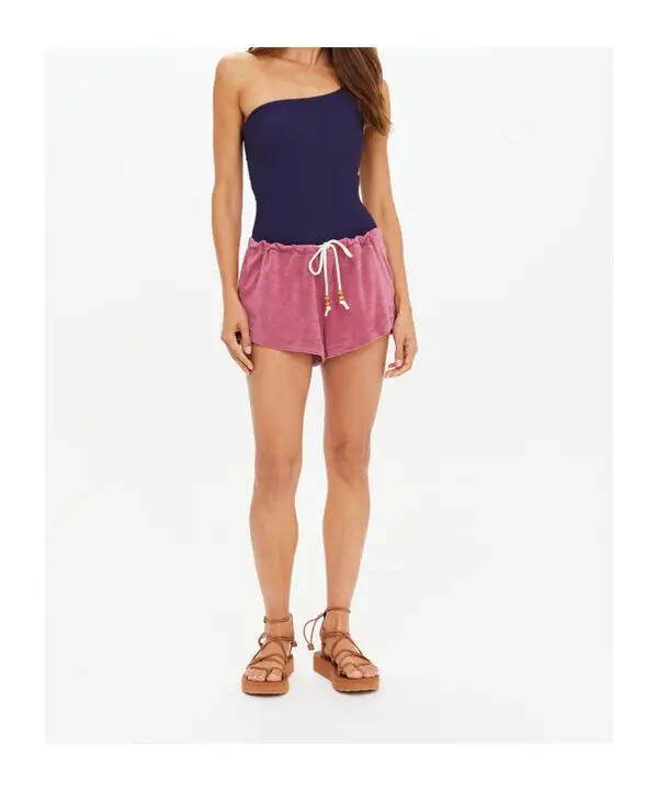 The Upside Cocos Beaded Drawstring Shorts
