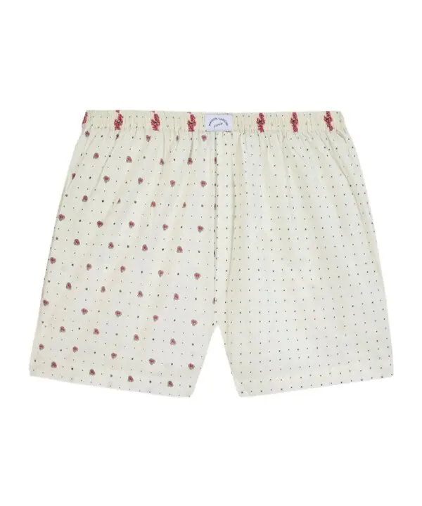 Maison Labiche Printed Elastic Waist Shorts