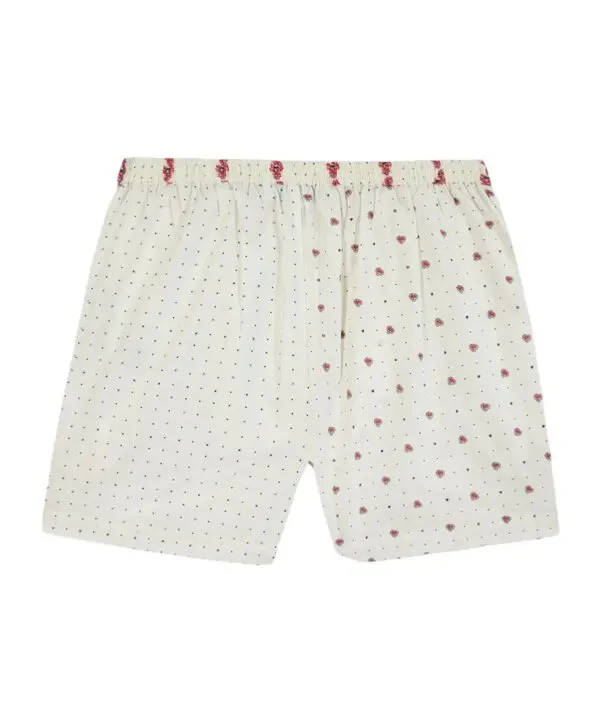 Maison Labiche Printed Elastic Waist Shorts