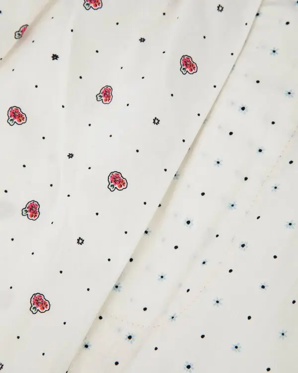 Maison Labiche Printed Elastic Waist Shorts
