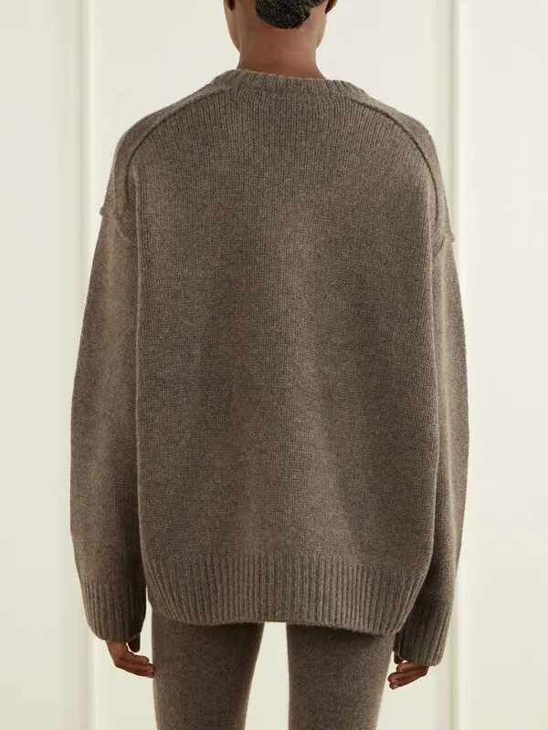 Nour Hammour Jude Oversized Cashmere And Wool-blend Sweater