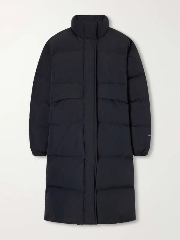 JIL SANDER Logo-appliquéd Quilted Shell Down Coat