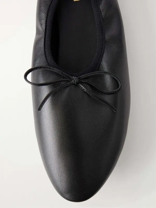JAMIE HALLER The High Vamp Leather Ballet Flats