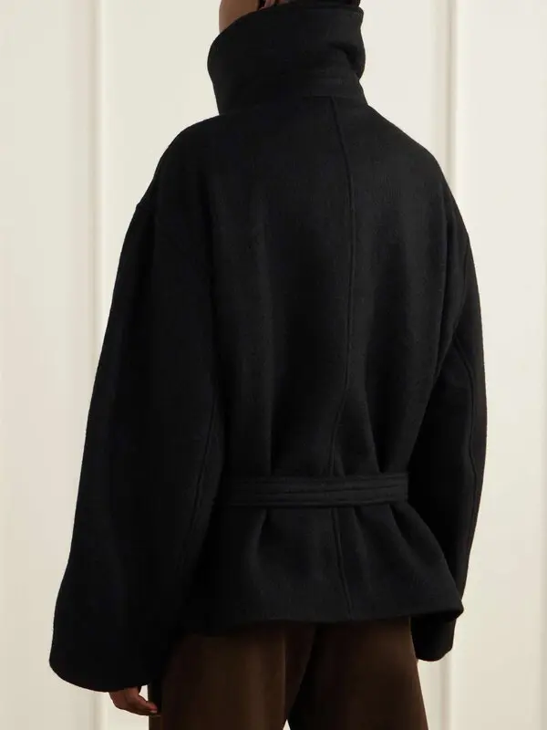 LEMAIRE Belted Wool And Alpaca-blend Coat