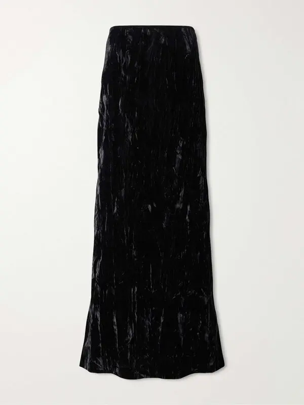 Anna Sui Velvet Maxi Skirt