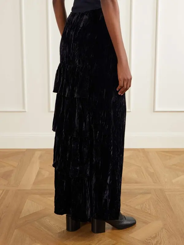 Anna Sui Velvet Maxi Skirt