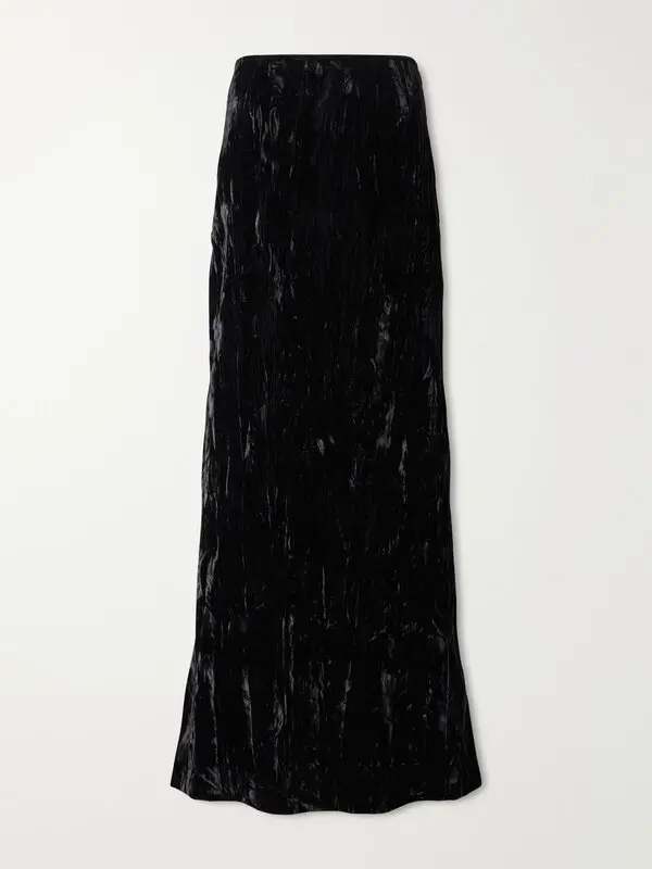 Anna Sui Velvet Maxi Skirt