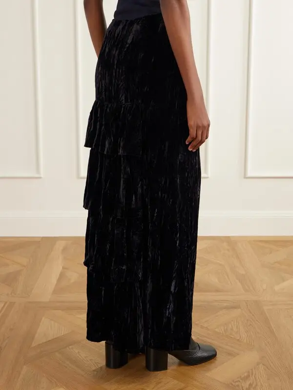 Anna Sui Velvet Maxi Skirt