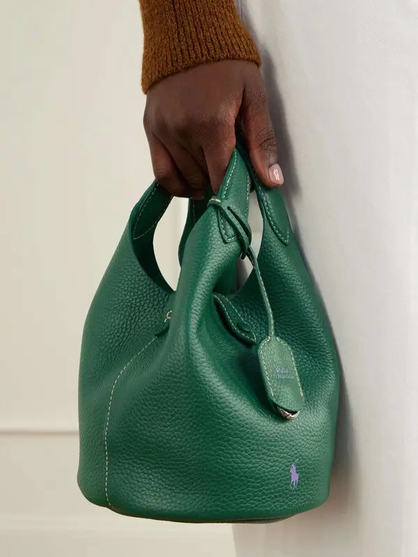 Polo Ralph Lauren Ply Small Leather Tote