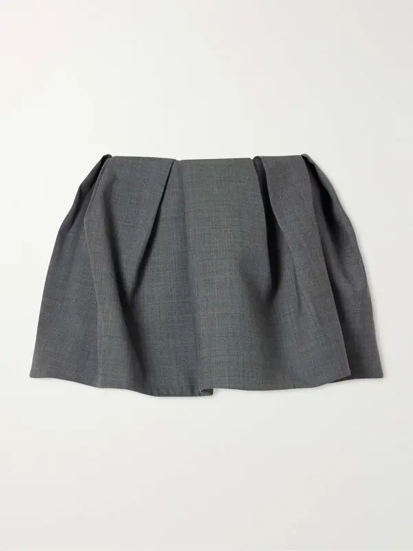 SHUSHU/TONG Wool-blend Mini Skirt