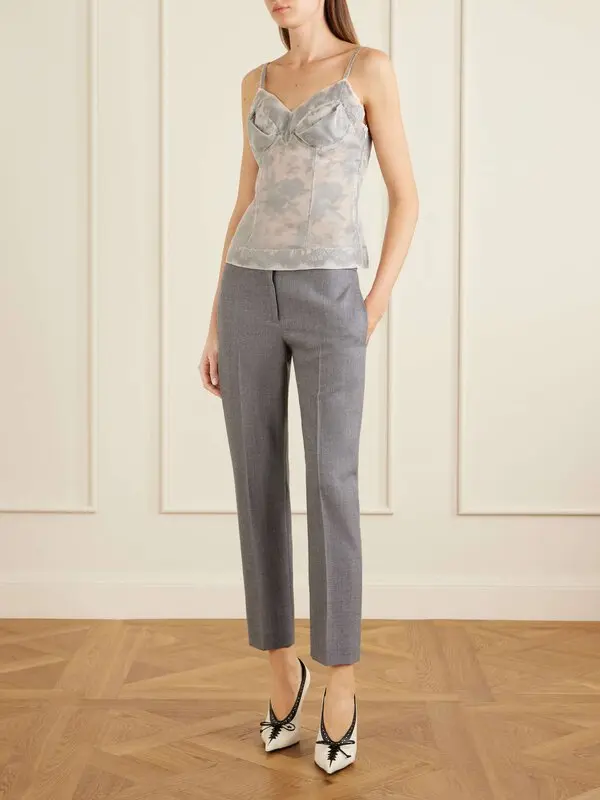 Alexander McQueen Wool Straight-leg Pants