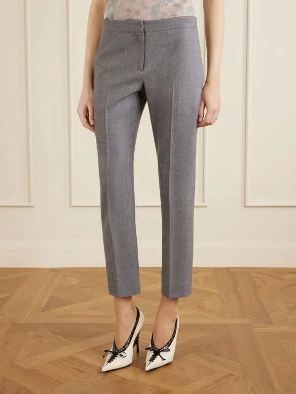 Alexander McQueen Wool Straight-leg Pants