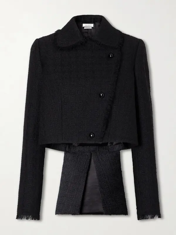Alexander McQueen Wool And Mohair-blend Tweed Blazer