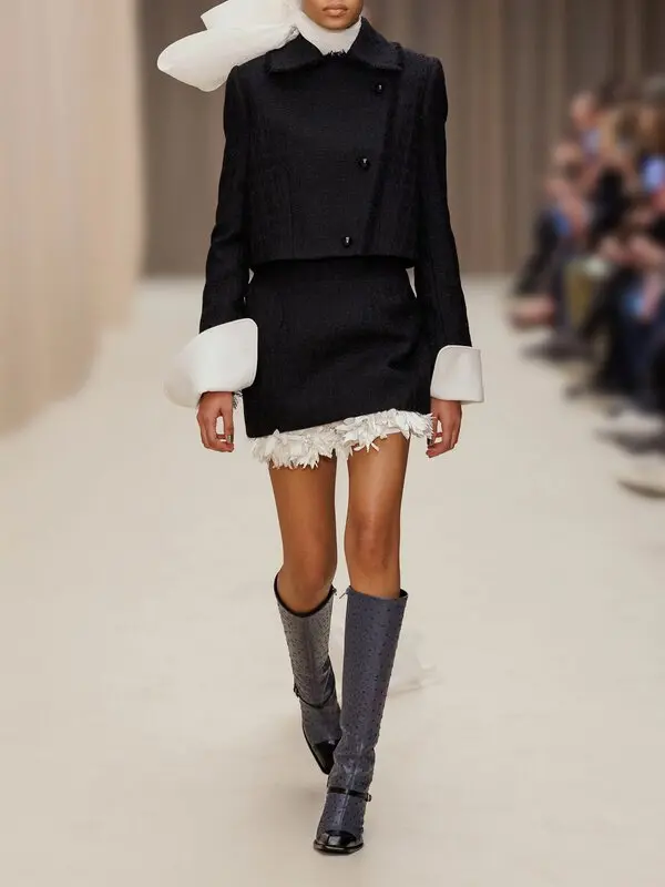 Alexander McQueen Wool And Mohair-blend Tweed Blazer