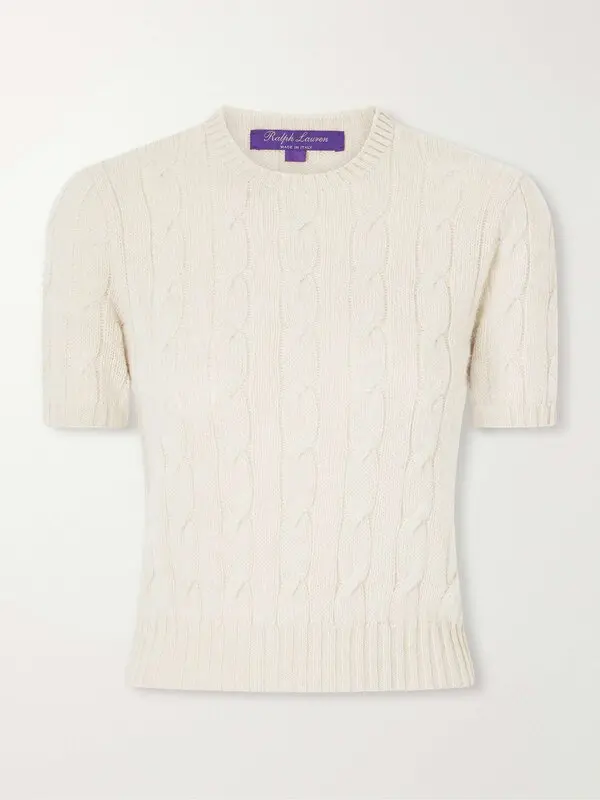Ralph Lauren Cable-knit Cashmere Sweater