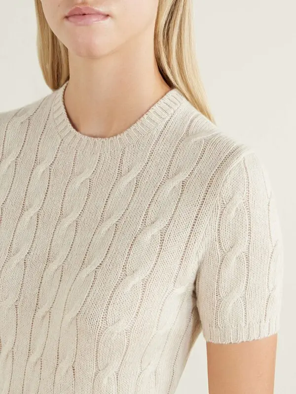 Ralph Lauren Cable-knit Cashmere Sweater