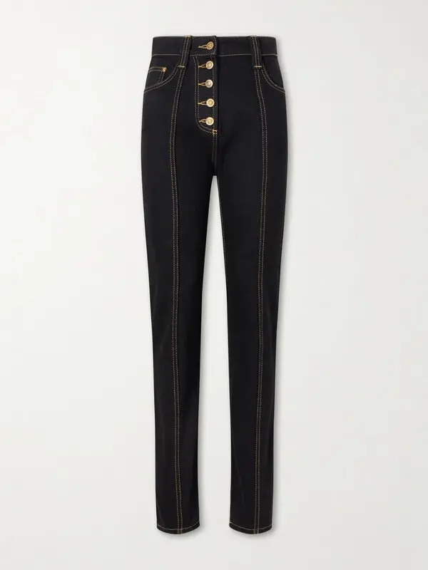 Versace Straight-leg Jeans - Black