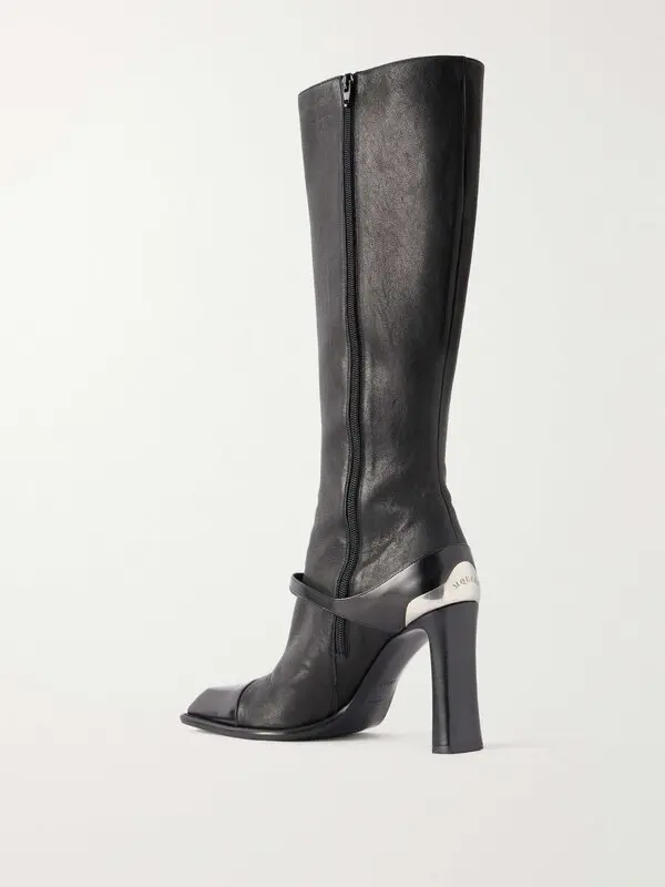 Alexander McQueen Niko Leather Boots