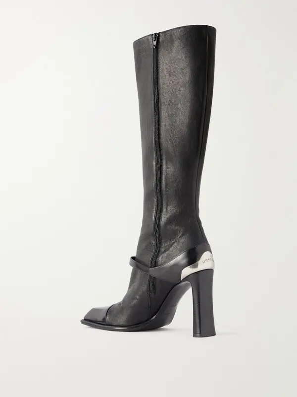 Alexander McQueen Niko Leather Boots