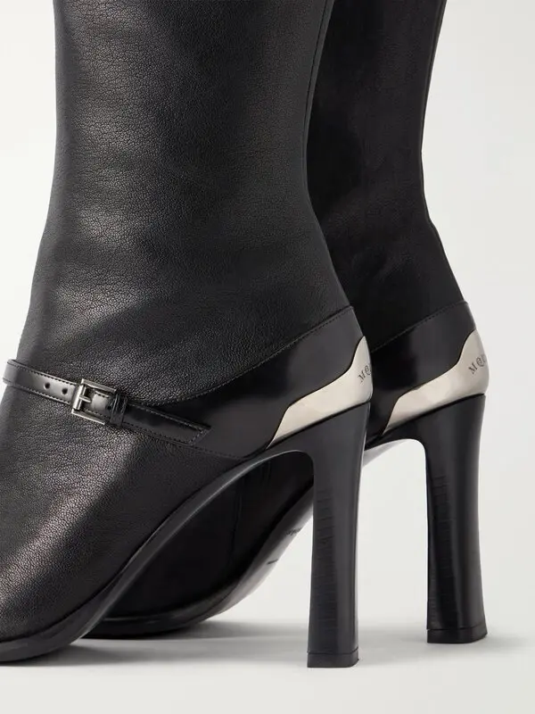 Alexander McQueen Niko Leather Boots