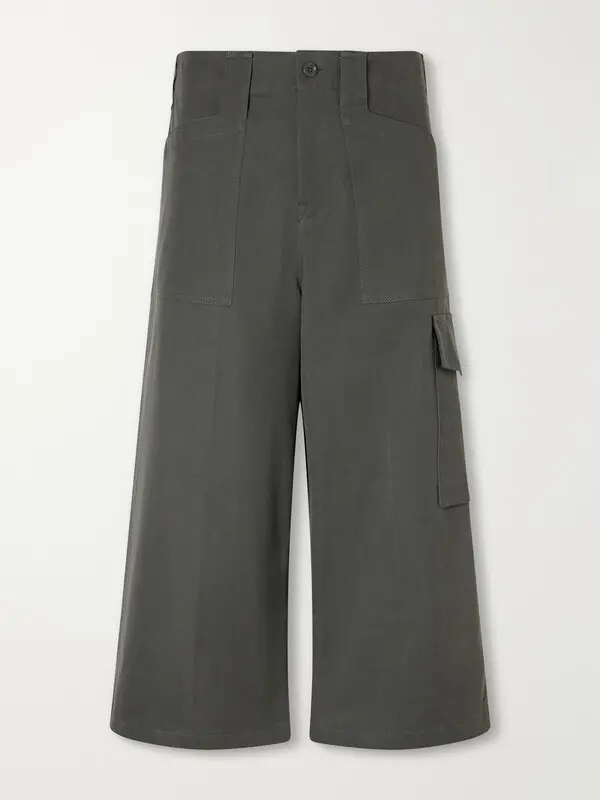 RIER Garment-dyed Cotton-twill Shorts