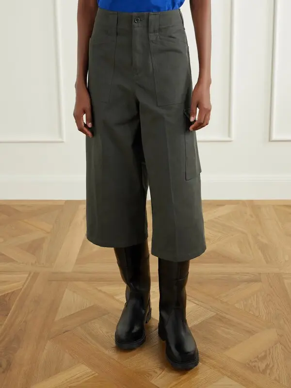 RIER Garment-dyed Cotton-twill Shorts