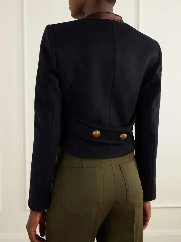 Etro Satin-trimmed Wool-blend Jacket