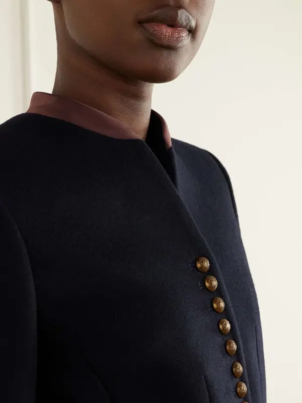 Etro Satin-trimmed Wool-blend Jacket