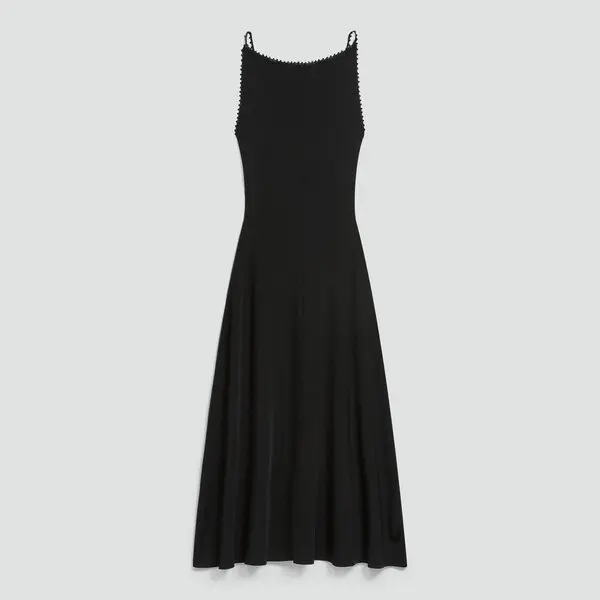 Theory Rayon Knit Square Neck Dress