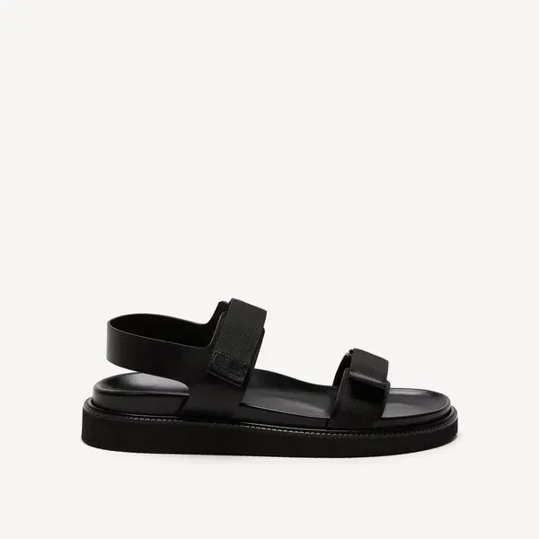 Theory Open Sandal In Leather