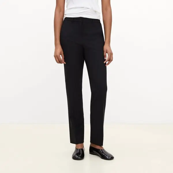 Theory Marcee Pant In Good Wool - Black