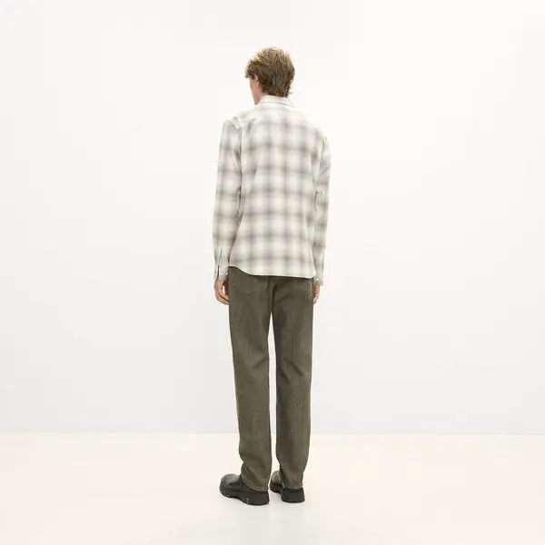 Theory Standard Jean In Tinted Denim - Army