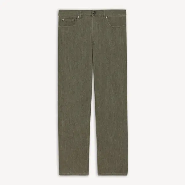 Theory Standard Jean In Tinted Denim - Army