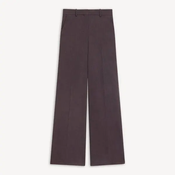 Theory Melange Crepe Fluid Flare Pant