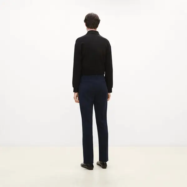 Theory Marcee Pant In Admiral Crepe - Midnight Navy