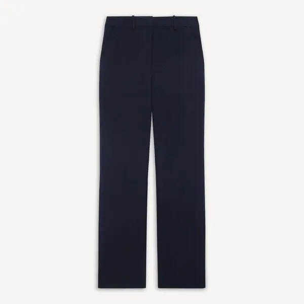 Theory Marcee Pant In Admiral Crepe - Midnight Navy