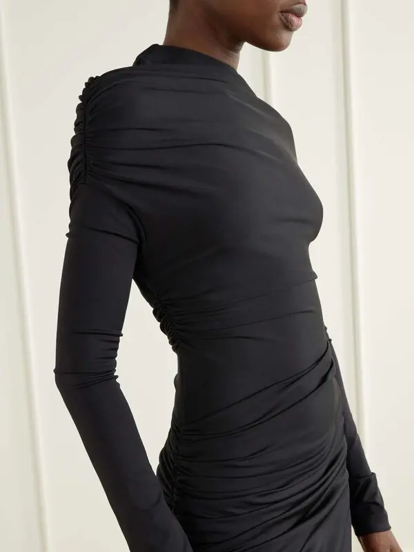 Victoria Beckham Draped Stretch-jersey Gown