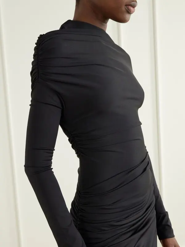 Victoria Beckham Draped Stretch-jersey Gown