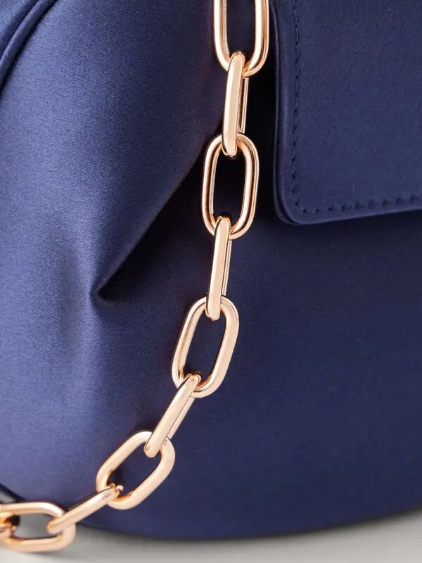 Gabriela Hearst Soft Demi Satin Clutch