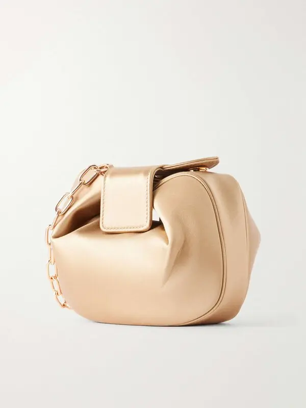 Gabriela Hearst Soft Demi Satin Clutch