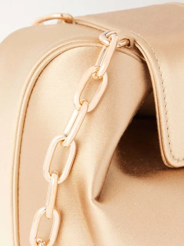 Gabriela Hearst Soft Demi Satin Clutch