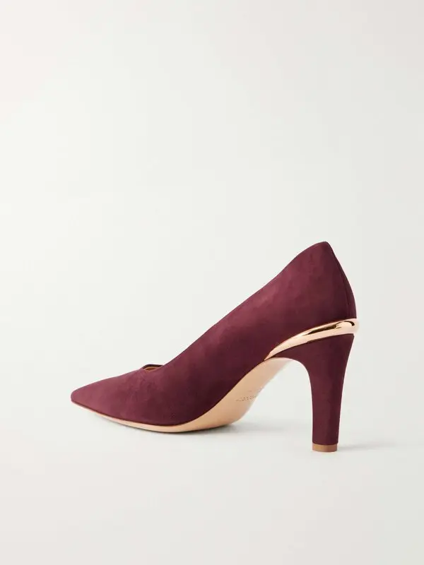 Gabriela Hearst Edwina 75 Suede Pumps
