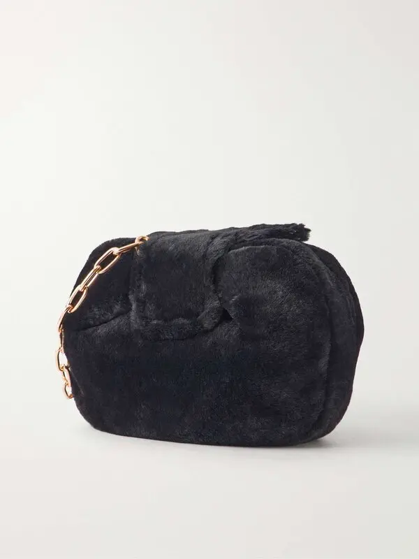 Gabriela Hearst Soft Demi Shearling Clutch